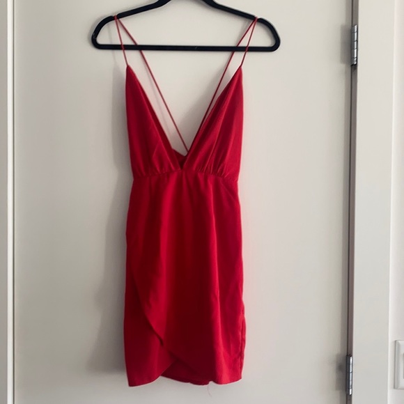 Dresses | Red Strappy Short Dress | Poshmark
